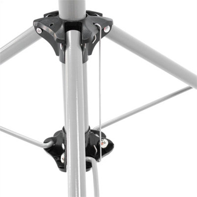 4 ARM PORTABLE ROTARY AIRER INDOOR CLOTHES WASHING LINE FREE STANDING RACK