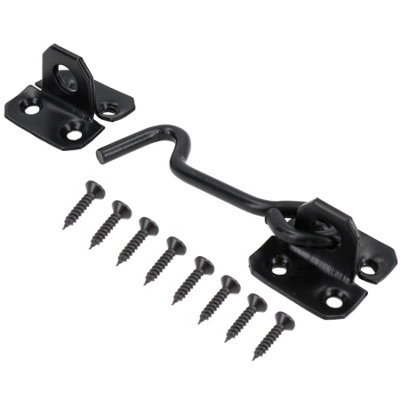 4" Cabin Hook Eye Latch Lock Catch Hold Back For Sheds Gates Hatches