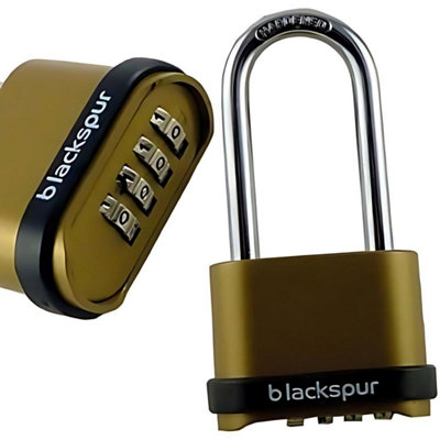 4 Digit Combination Padlock Heavy Duty, Anti Rust and Weather Resistant ...