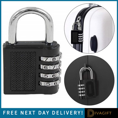 4 Digit Password Padlock Lock, Suitable for Gymnasium, Gymnasium ...