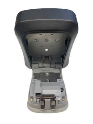 4 digit Wall-mounted Internal & external Key Safe Box Black And Grey