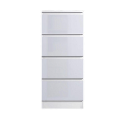 B&q white gloss chest of drawers store