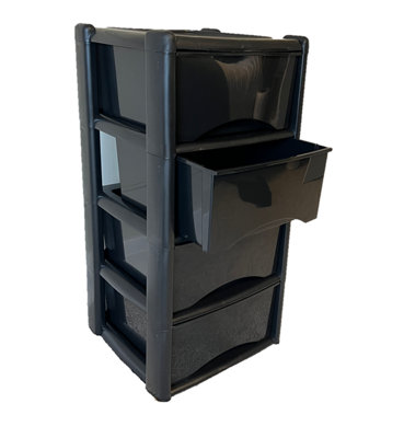 Childrens plastic storage drawers store