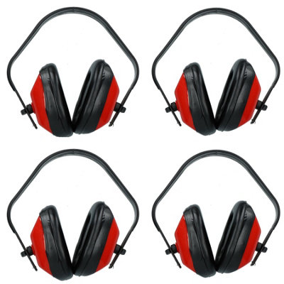 4 Ear Muffs Protectors Defenders Noise Plugs Safety With Adjustable ...