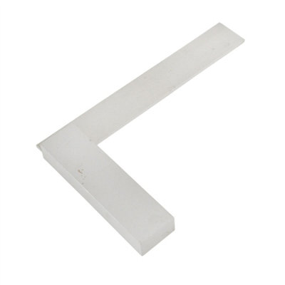 4" Engineers Tri Square Set Square Right Angle Straight Edge Steel ...
