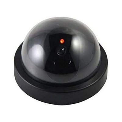4 Fake Dummy Cctv Dome Security Camera Flashing Led Indoor Outdoor ...