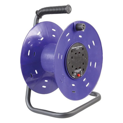 4 Gang Empty Cable Reel Drum, Freestanding Storage Stand Tidy, for up ...