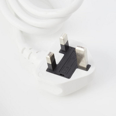 4 Gang Individually Switched UK Power Extension Lead with Surge ...