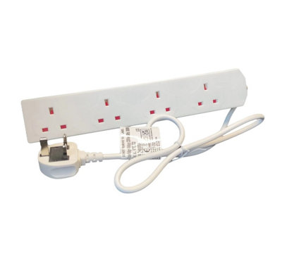 4 Gang Transformer Plug Extension Lead Christmas Light Adaptor Wide ...