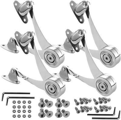 4 heavy duty soft close lid support hinges Adjustable metal lift up ...
