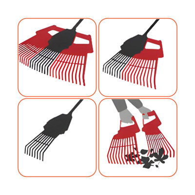 4-in-1 Garden Rake and Grabbers