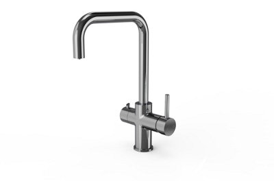4 IN 1 INSTANT BOILING WATER TAP CHROME, FILTERED BOILING AND COLD ...