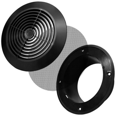 4-inch / 100 mm Circular Ceiling Mounted Air Vent Grille Cover, Round ...