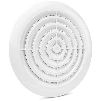 4-inch / 100 mm Circular Ceiling Mounted Air Vent Grille Cover, Round ...