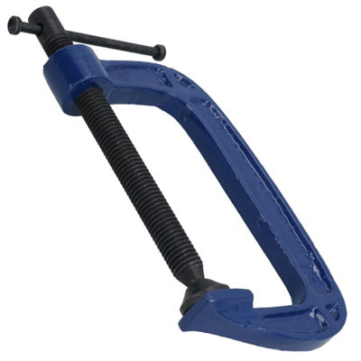 4 Inch (100mm) Cast Iron Screw G Clamp Fastener Holder Support vice ...