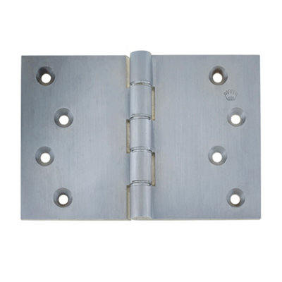 4 INCH (102 X 151MM) LACQUERED PROJECTION HINGE - SATIN CHROME (SOLD IN ...