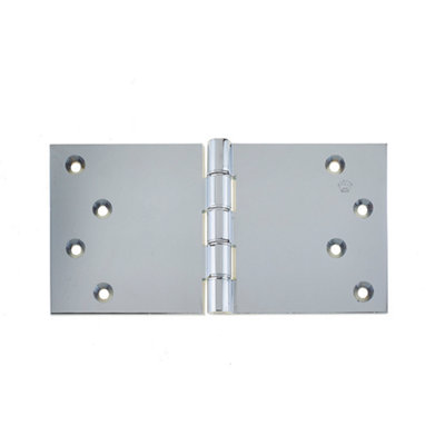 4 Inch (102 x 200mm) Lacquered Projection Hinge - Polished Chrome (Sold ...