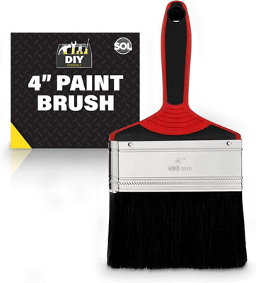 4 Inch Paint Brush for Interior and Exterior Painting, Large Paint ...