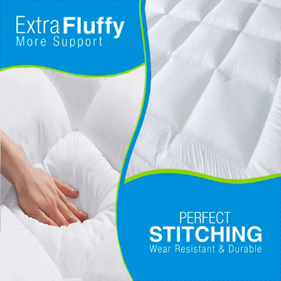 4 INCHES DEEP MATTRESS TOPPER DOUBLE BED 137X190X10CM DOUBLE MATTRESS ...