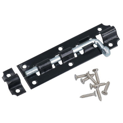 4" Jumbo Tower Bolt Sliding Shoot Bolt Latch Catch for Sheds Gates ...