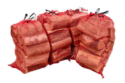4 Large Nets of Maxchips High Quality Hardwood Logs Suitable for Open ...