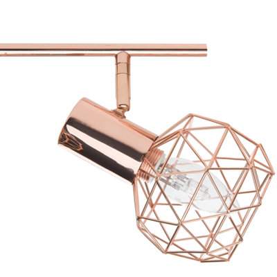 4 Light Spotlight CHENAB Adjustable Metal Copper