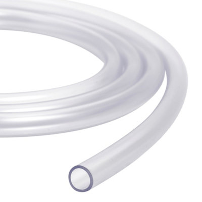4 m / 13 ft of 12 mm Clear PVC Food Grade Hose - Flexible Non-Toxic ...