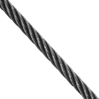 4 mm Thick Wire Rope Wire Cable - 10 metres / 32.80 ft - Galvanised ...