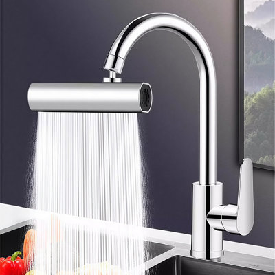 4-Mode Rotating Anti-Splash Waterfall Kitchen Tap Extender