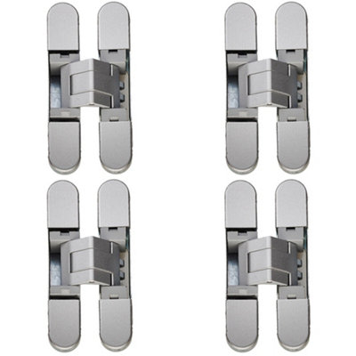 4 PACK - 3D Adjustable Concealed Cabinet Hinge - 180 Degree Opening ...