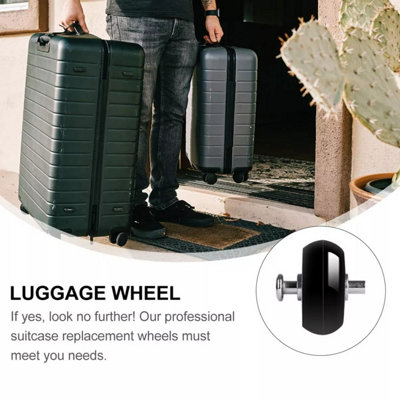 4 Pack 50mm Luggage Suitcase Trolley Wheel Repair Kit Replacement