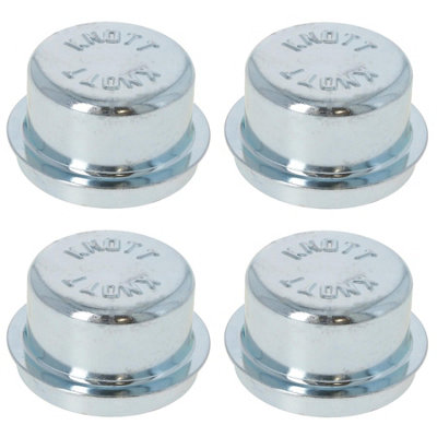 4 PACK 72mm Knott Dust Cap Wheel Hub Trailer Caravan Bearing Grease