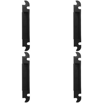 4 PACK - Door Frame Plastic Back Box for Architectural Sashlock - Black ...