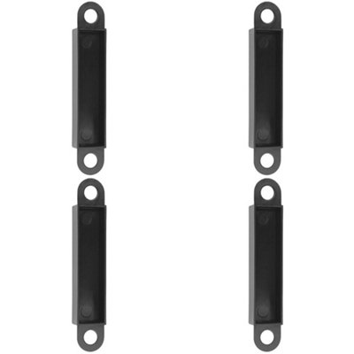 4 PACK - Door Frame Plastic Back Box for Contract Sashlock - Black ...