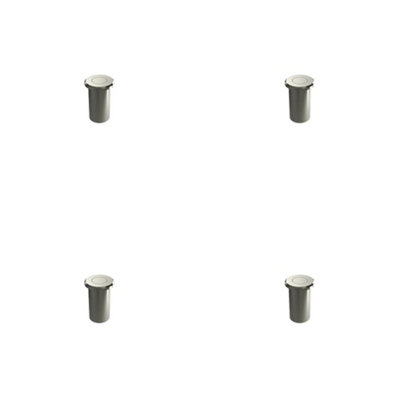 4 PACK Durable Brass Dust Proof Spring Floor Bolt Socket 25x40mm in ...