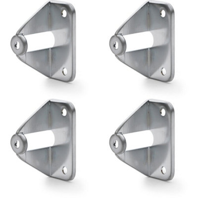 4 PACK - Folding Sliding & Slab Door Handle Adapter - Knobs & Pulls ...