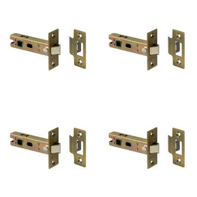 4 PACK High-Quality 75mm AB Tubular Latch for Secure Closures