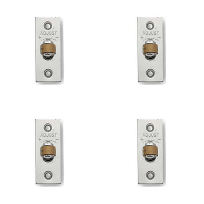 4 PACK High-Quality Adjustable Rollerbolt Catches with Brass Roller ...