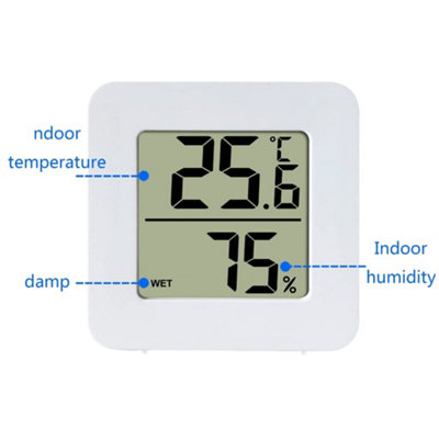 4 Pack Indoor Thermometers, Digital Indoor Room Thermometer, LCD ...