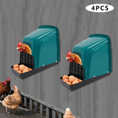 4 Pack Nesting Boxes Chicken Coop Plastic Chicken Nestin
