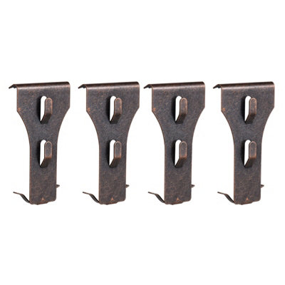 4-PACK NO-DRILL BRICK CLIP HOOKS FOR 60-70MM BRICKS - IDEAL FOR OUTDOOR ...