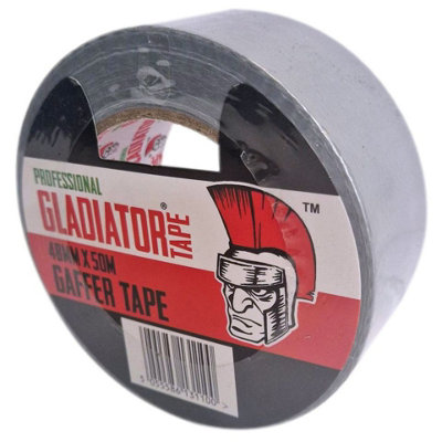 4 Pack Of Gladiator Heavy Duty Silver Gaffer Tape (Waterproof Repair Tape)