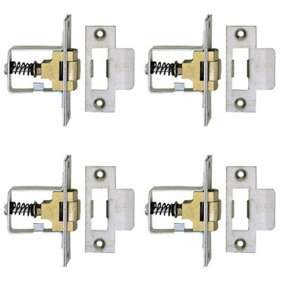 4 PACK Premium 41mm Satin Stainless Steel Rollerbolt Catch for Secure ...