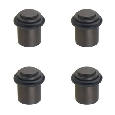 4 PACK Premium Dark Bronze Stepped Door Stops for Home and Office ...