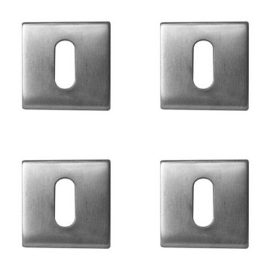 4 PACK Premium Square Standard Keyway Escutcheon for Secure Locking ...