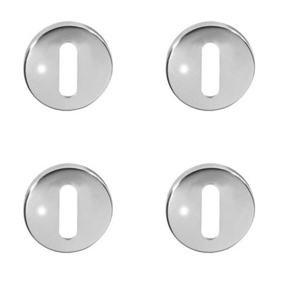 4 PACK Premium Stainless Steel Keyway Escutcheons - Grade 304, 52x5mm ...