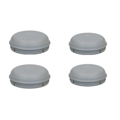 4 Pack Replacement 76mm Dust Hub Cap Cover for IFOR WILLIAMS Trailer Drum