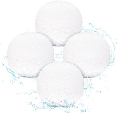 4 Pack Reusable Spa Oil Absorbent Balls, Washable Oil Absorbing Sponge ...