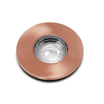 4 PACK - Rose Gold GU10 Fire Rated Downlight - IP65 - SE Home