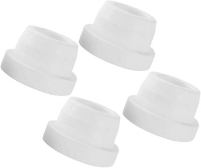 4 Pack Rubber Pool Ladder Protector Ladder End White Inground Pool ...